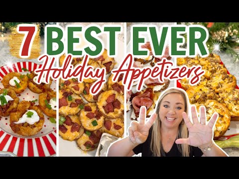 7 OF THE BEST HOLIDAY APPETIZERS EVER | MUST TRY PARTY FOOD | EASY ...